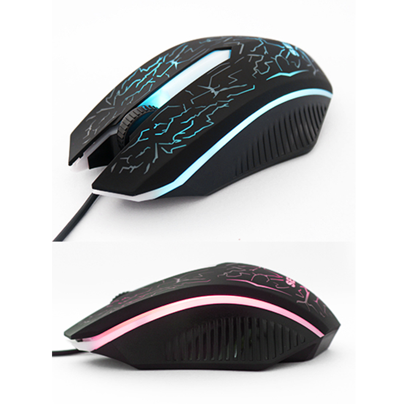 Seisa | MOUSE GAMING CON LUZ / CABLE DN-A401