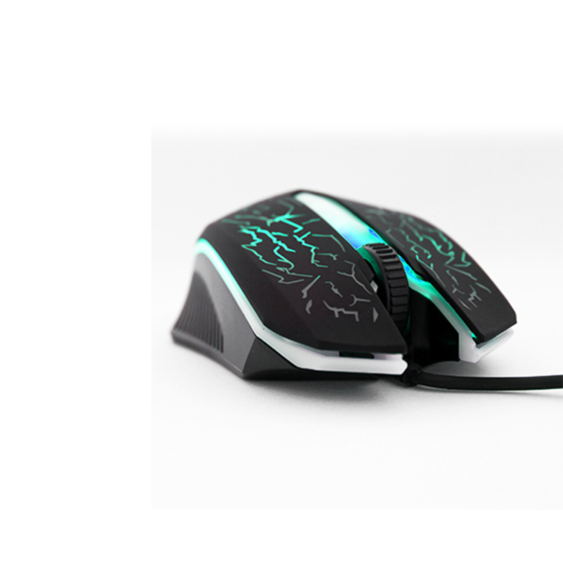 Seisa | MOUSE GAMING CON LUZ / CABLE DN-A401